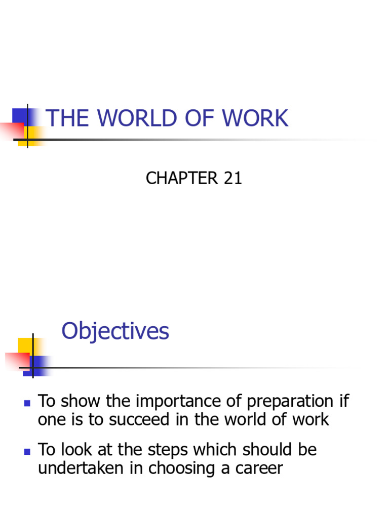 The World of Work | PDF | Employment | Profession