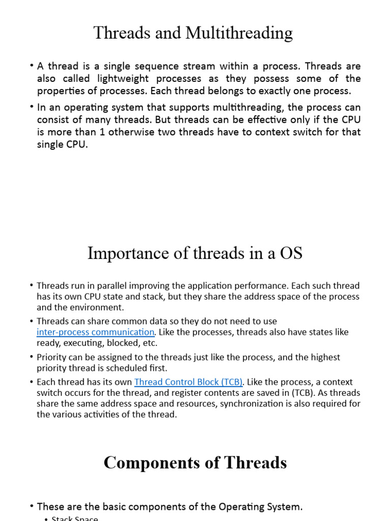 Threads, Signal and Socket Calls | PDF | Thread (Computing) | Process (Computing)