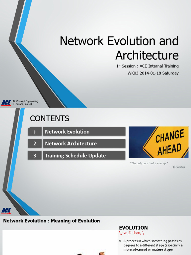 Session1 Network Evolution and Architecture | PDF | High Speed Packet Access | Digital Technology