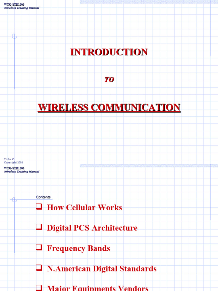 Wireless Communication | PDF | Cellular Network | Mobile Phones
