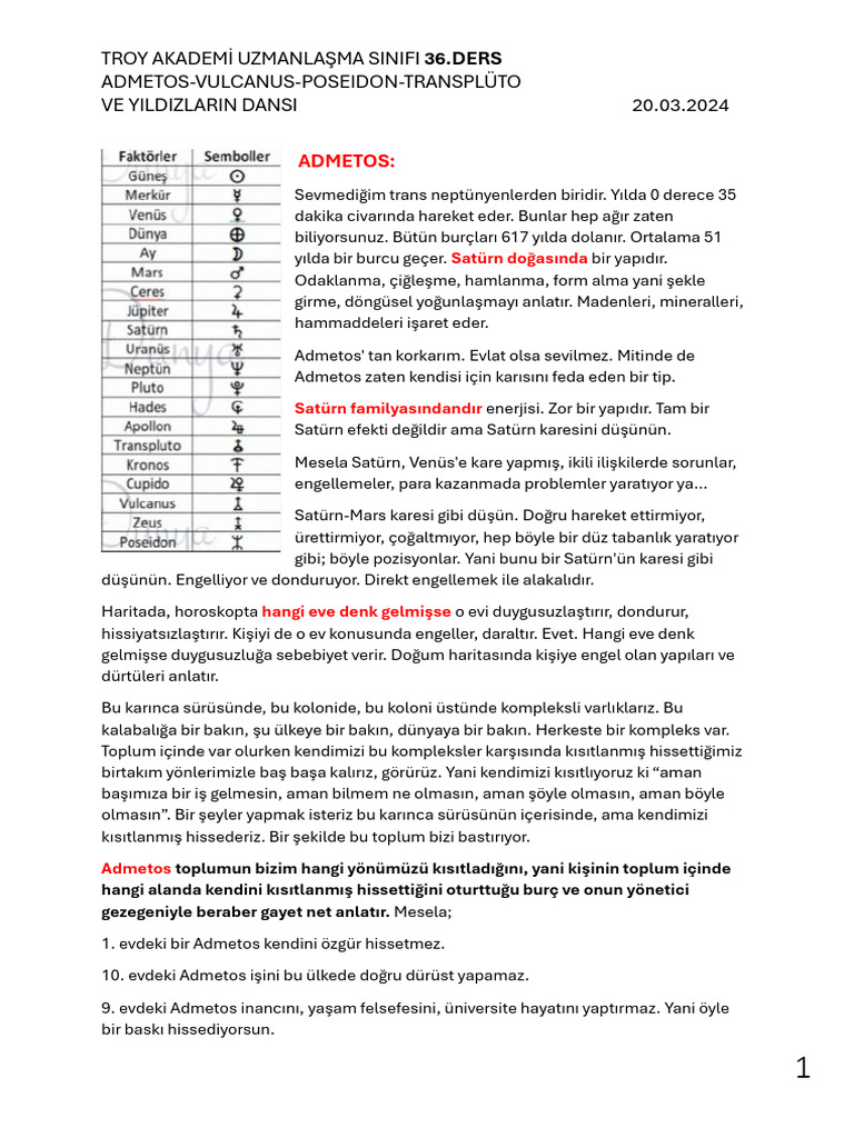Troy Uzmanlaşma 36.ders | PDF