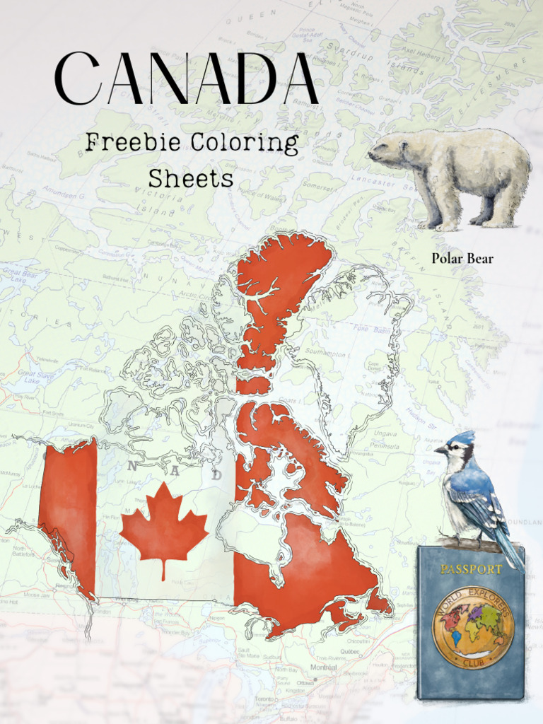 Canada Freebie Coloring Sheets | PDF