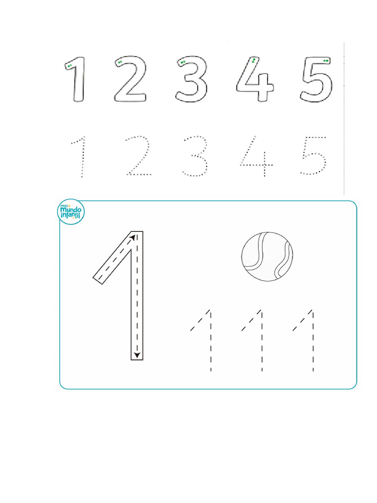 Numeros 1-5 | PDF