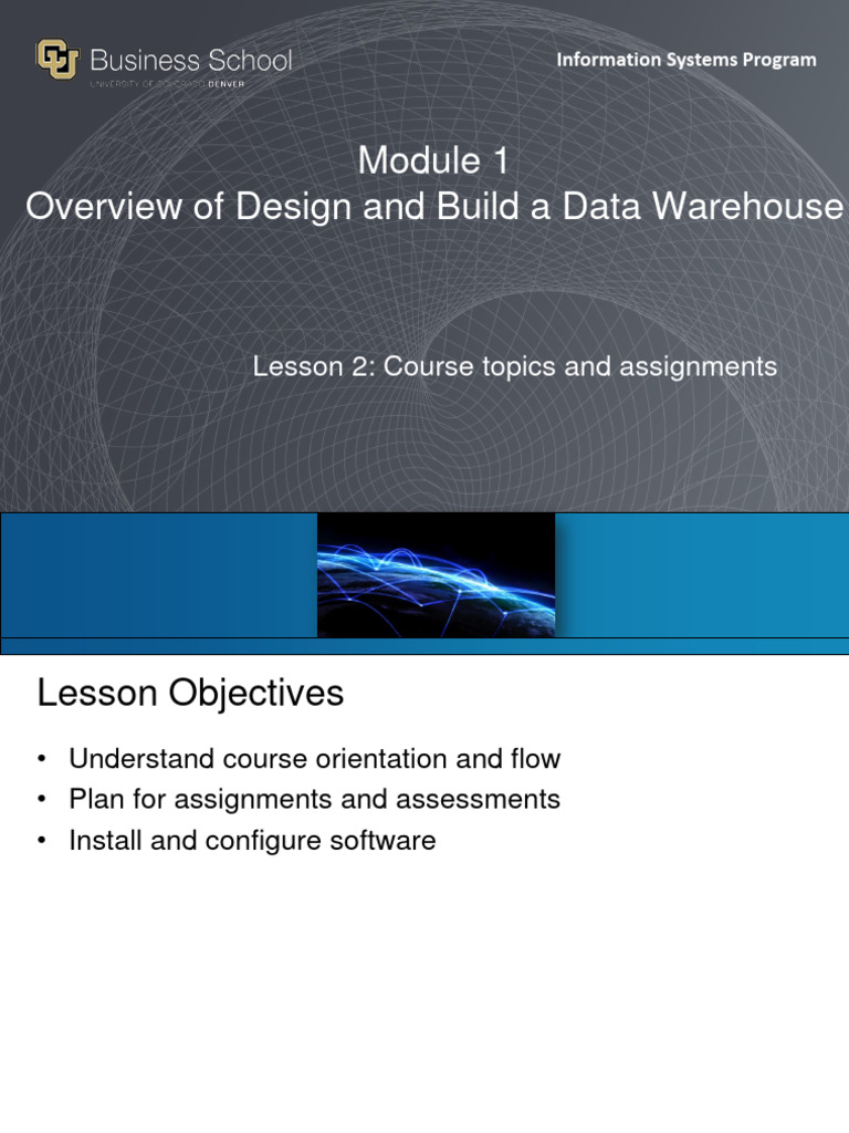 Course 5 Module 01 Lesson 2 | PDF | Data Warehouse | Data