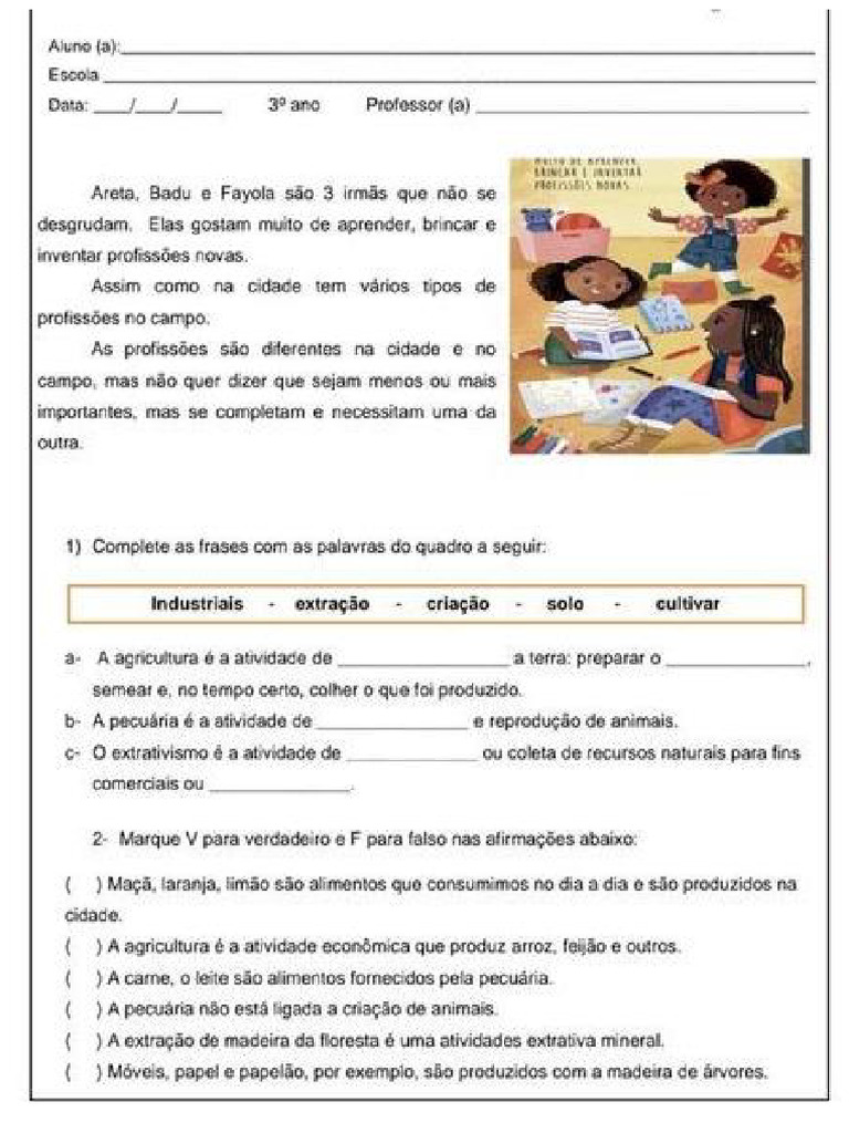 Atividades Adaptadas De História Pdf