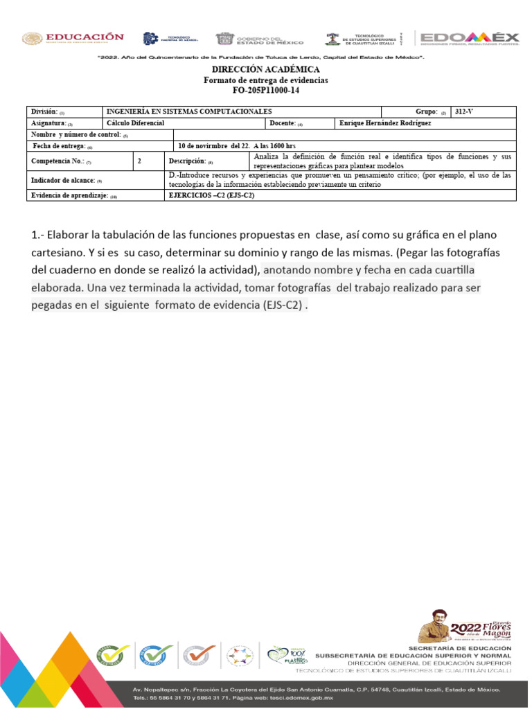 EJERCICIOS-C2 (EJS-C2)- | PDF | Cognición