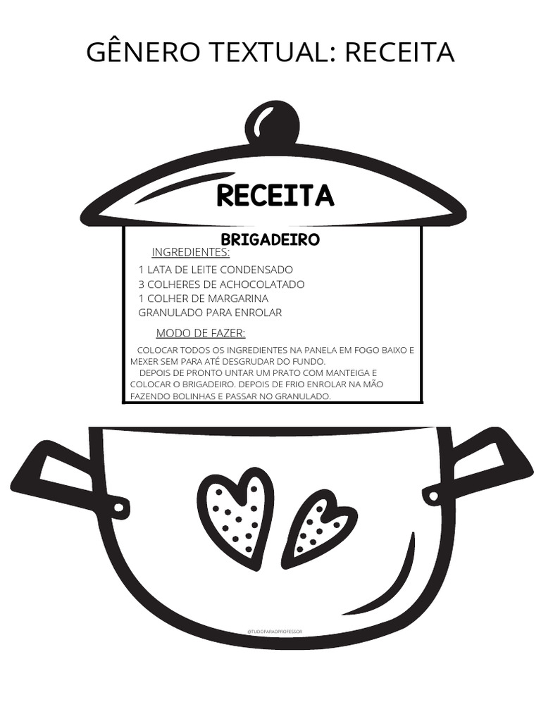 Gênero Textual Receita | PDF