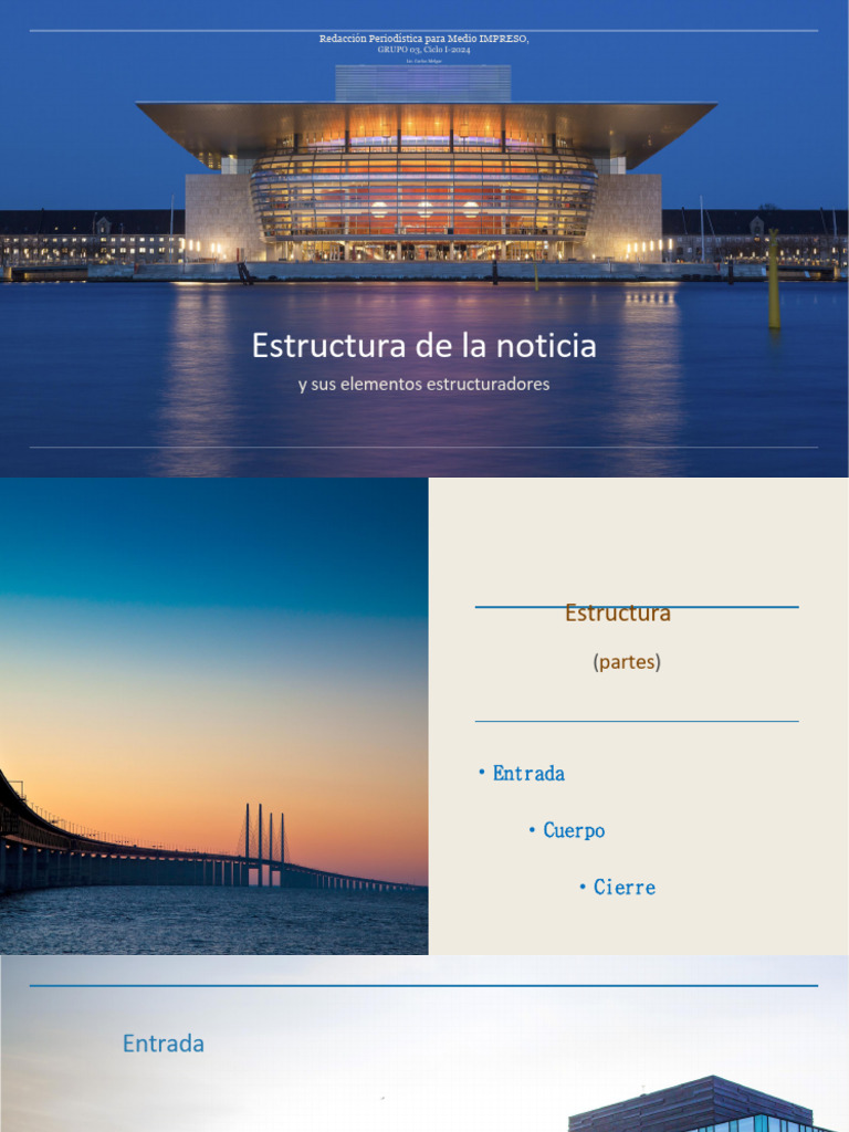 Estructura de la noticia | PDF
