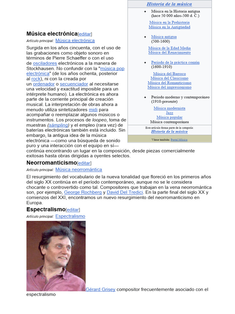 Historia de La Musica | PDF | Musicología | Música clásica
