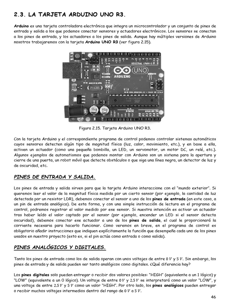 TECNOLOGÍA ROBÓTICA - Arduino | PDF | Arduino | Ciencias de la Computación