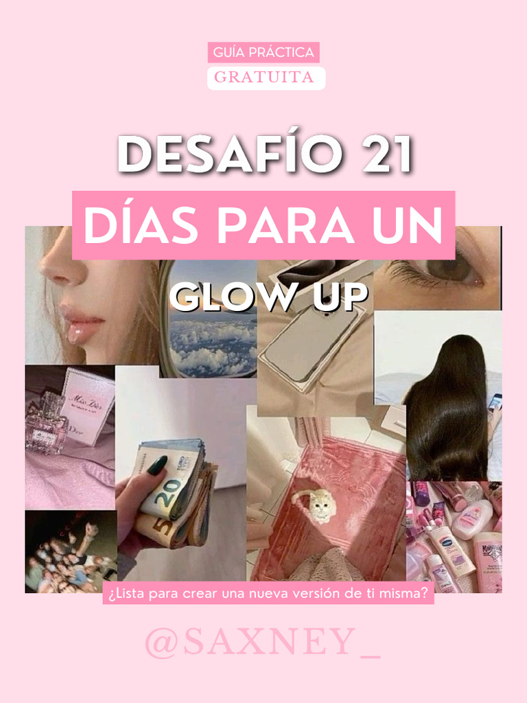 Desafio 21 Dias para Un Glow Up | Descargar gratis PDF | Dieta | Alimentos
