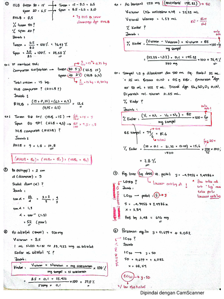 Pembahasan Soal Hitungan | PDF