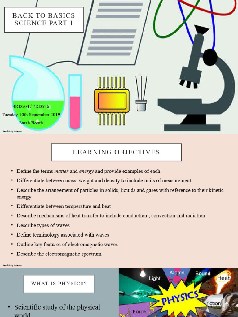 Back To Basics Science Part 1 | PDF | Waves | Temperature