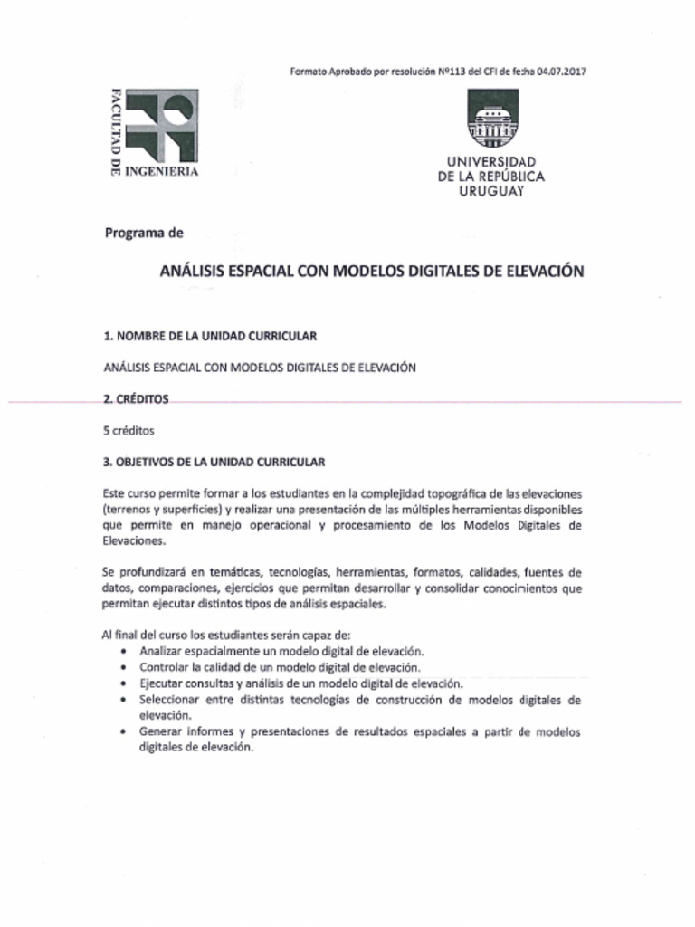 Analisis Espacial Con Modelos Digitales de Elevacion | PDF