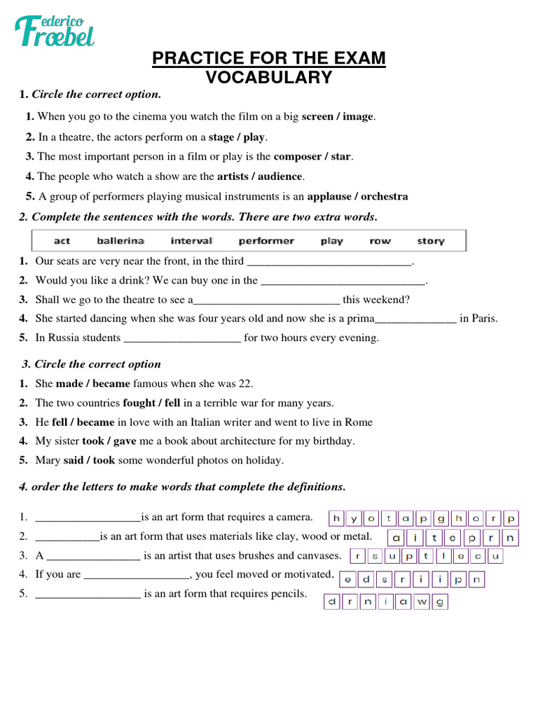 Practice For The Exam s2 Unid 3 | PDF | William Shakespeare | English Language