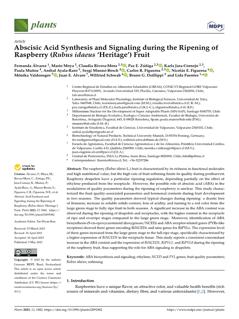 Aba and Raspberry | PDF | Life Sciences | Biotechnology