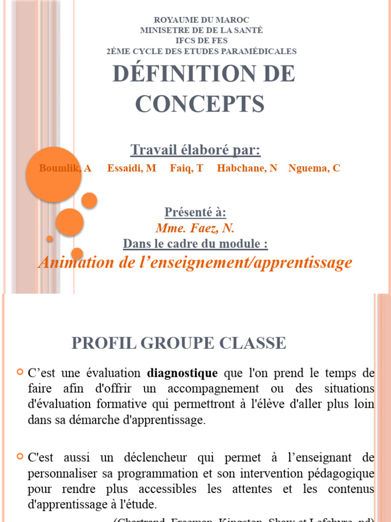 Clarification Des Concepts | PDF | Pédagogie