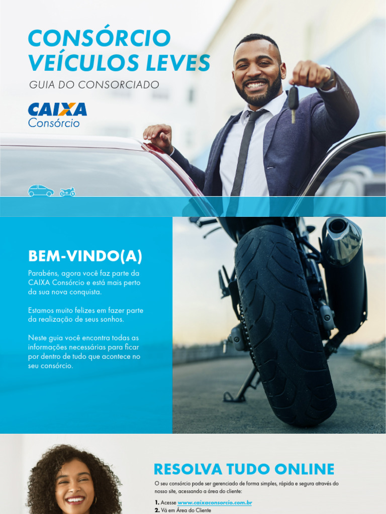Guia do Consorciado: Veículos CAIXA | PDF | Consórcio | Crédito