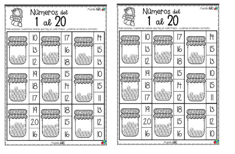 Contar Hasta El 20 2 | PDF