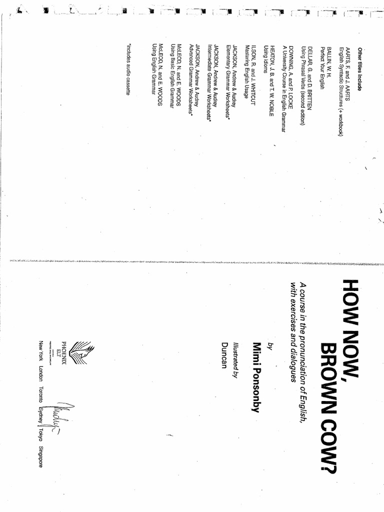 How Now, Brown Cow | PDF