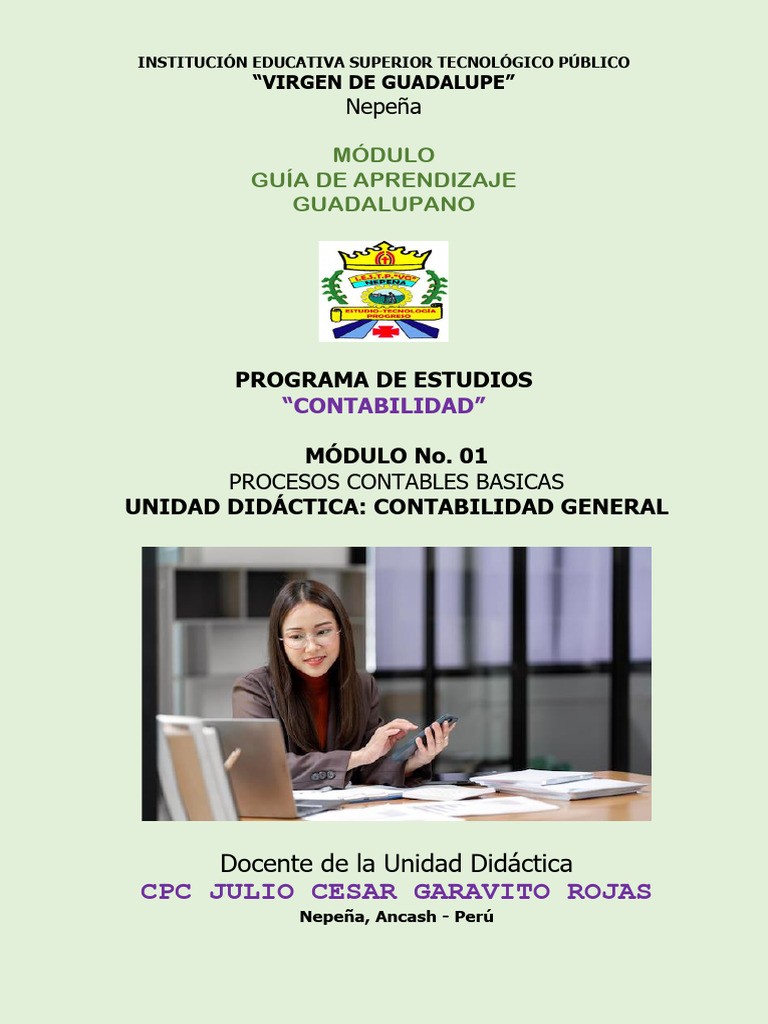 M. Contabilidad General 2024-1 | PDF | Contabilidad | Business