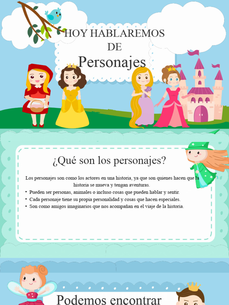 Análisis de Personajes en Historias | PDF