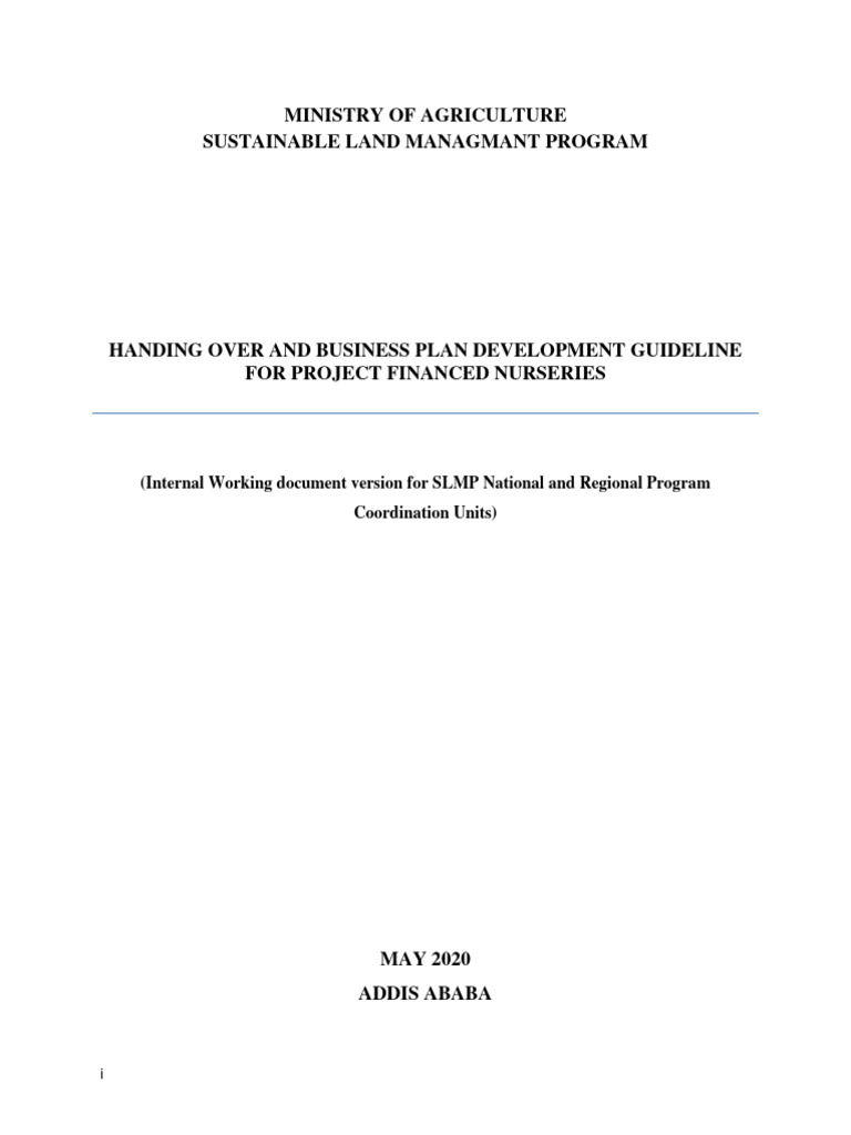 Nursery Business Model Guideline - 2 | PDF | Plant Nursery | Agriculture