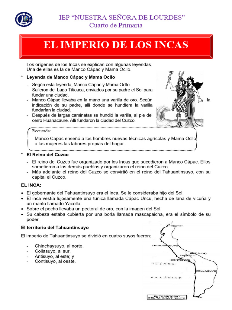 Los Incas | PDF | Imperio Inca | Andes