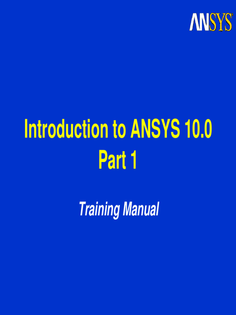 Ansys Basic | PDF | Finite Element Method | Voltage
