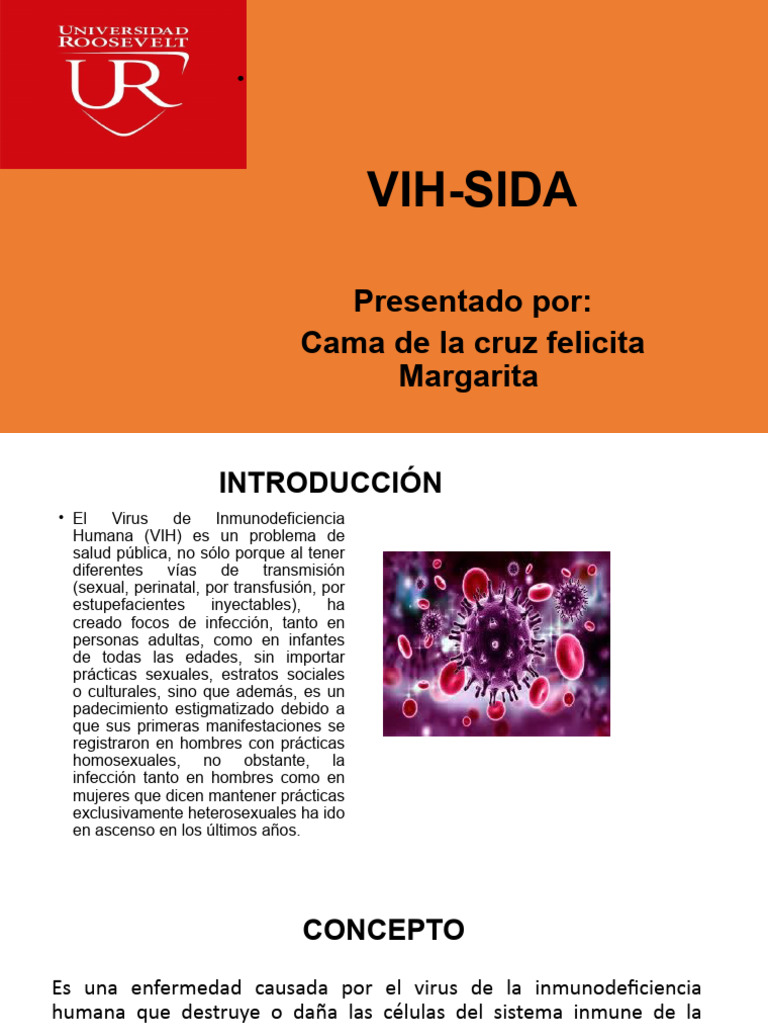 Presentación | Descargar gratis PDF | VIH / SIDA | VIH