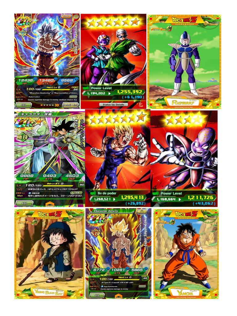 cartas dragon ball z | PDF