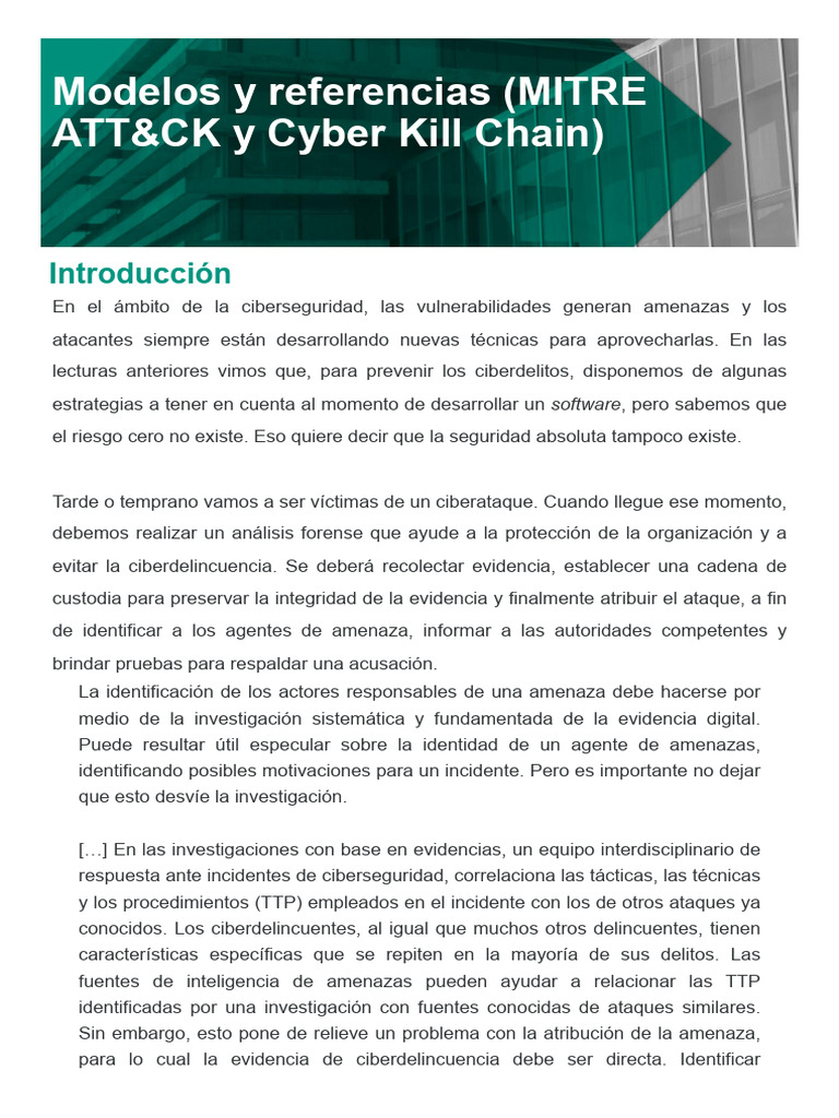 M3L3 Modelos y Referencias | PDF | Seguridad | La seguridad informática