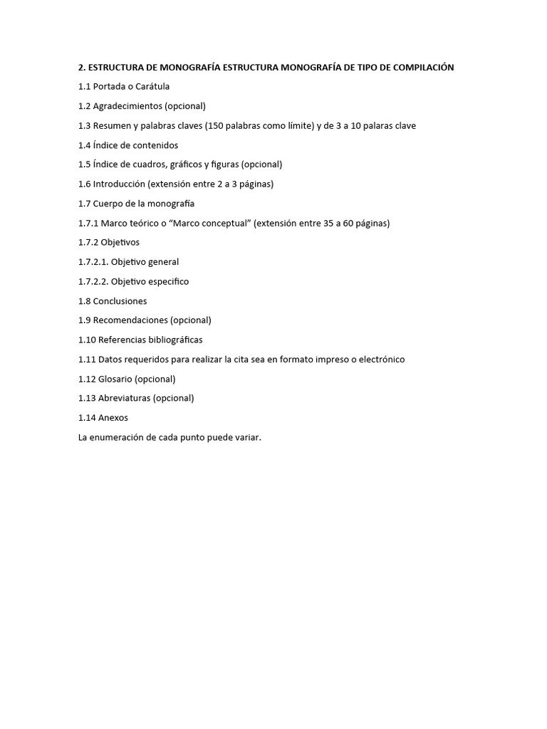 Estructura Del Trabajo Final Diplomado | PDF