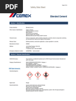 PPC Msds - Cement 1 | PDF | Cement | Waste