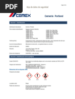 Hds Cemento Argos | PDF | Cemento | Residuos