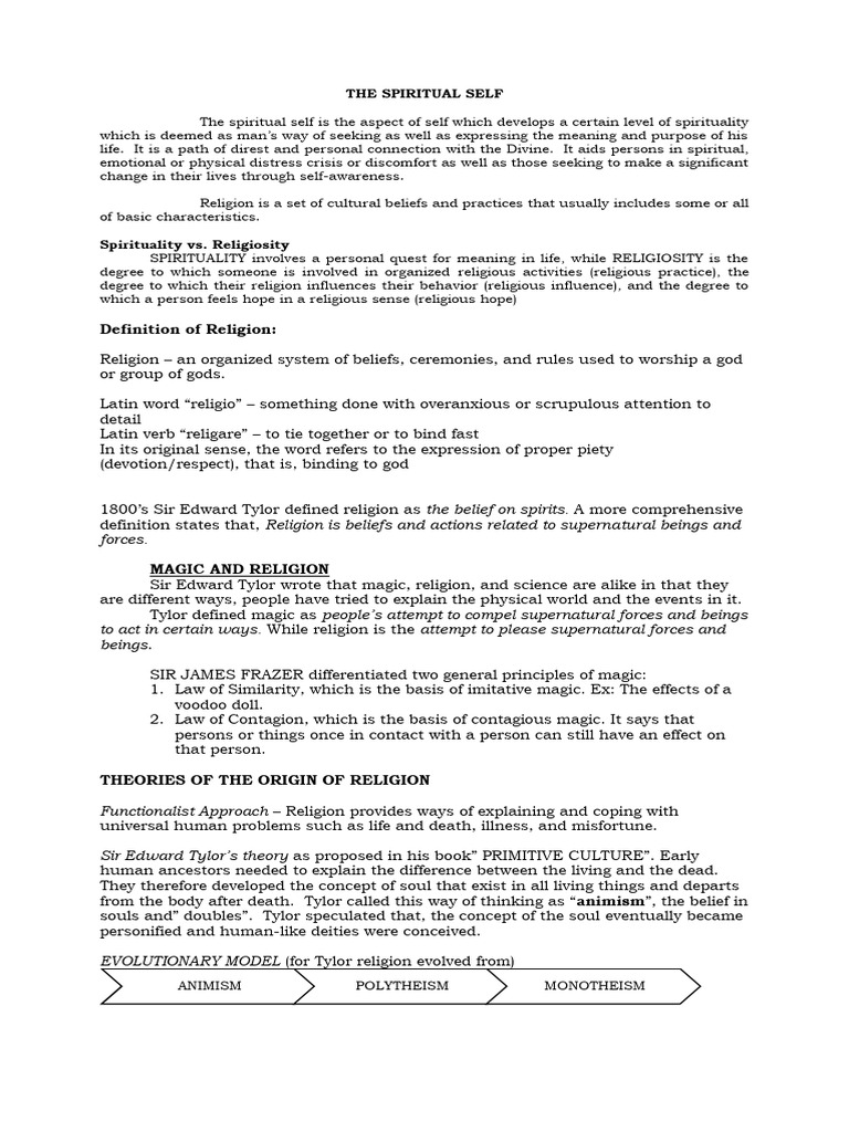 Spiritual Self | PDF | Rituals | Love