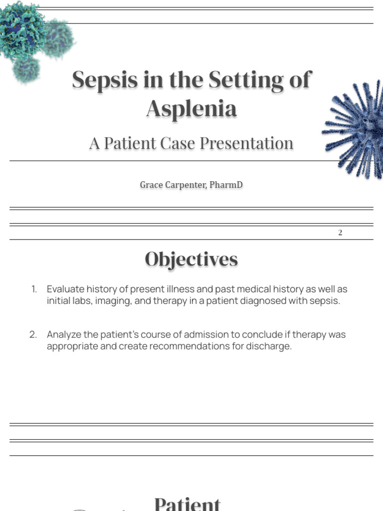 Sepsis in The Setting of Asplenia | PDF | Sepsis | Methicillin ...