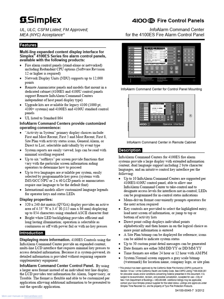 Manual Simplex SafeLINC 4100U | PDF | Icon (Computing) | Computing
