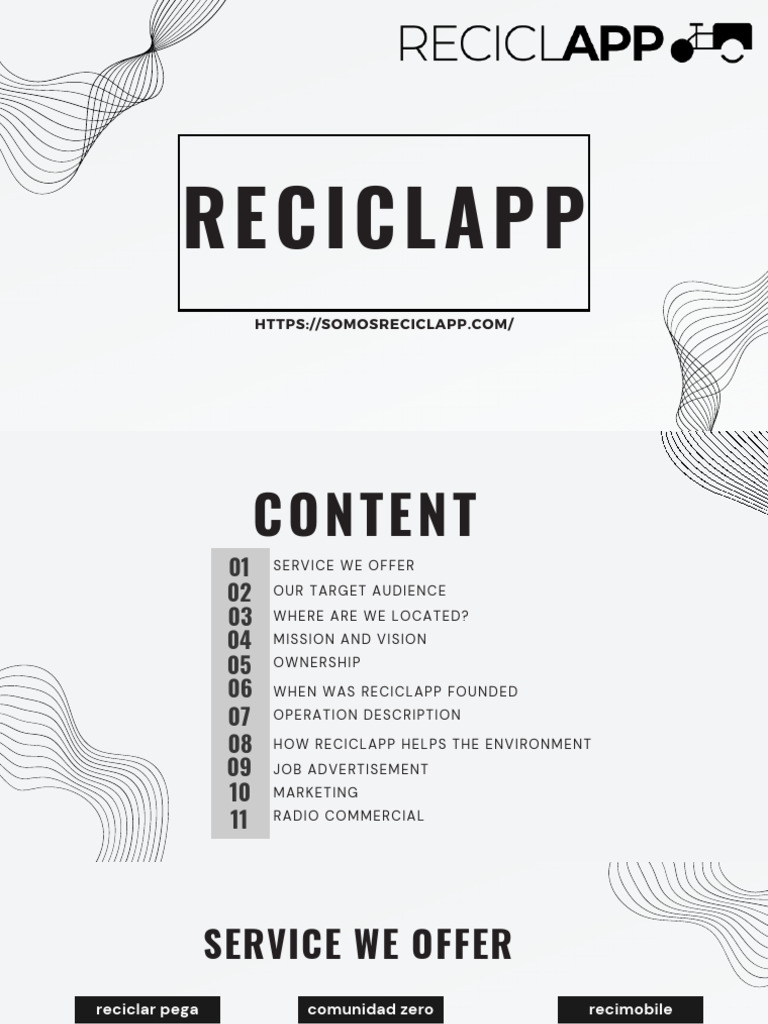 Grey Minimalist Business Project Presentation | PDF | Recycling | Waste Management