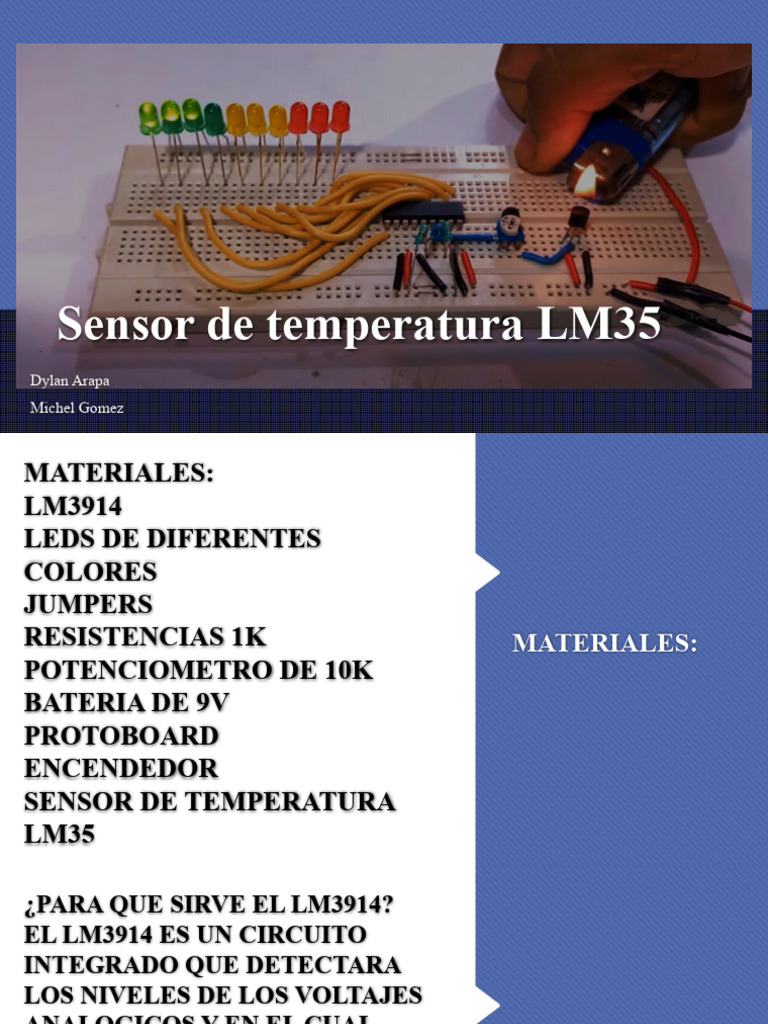 Sensor de Temperatura LM35 | PDF