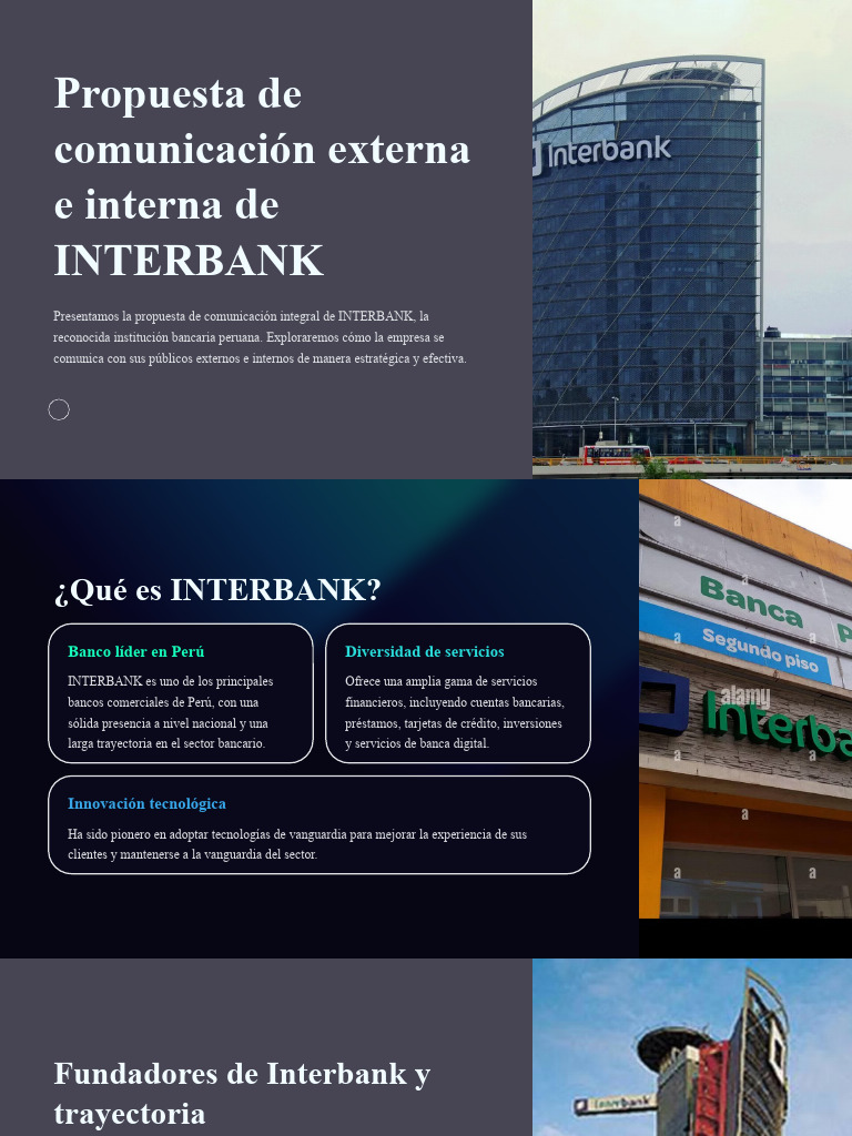 Propuesta de Comunicacion Externa e Interna de INTERBANK | PDF | Bancos | Economias