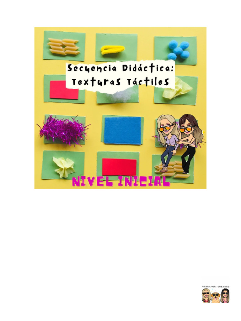 Secuencia Didáctica: Texturas Táctiles | PDF | Enseñando