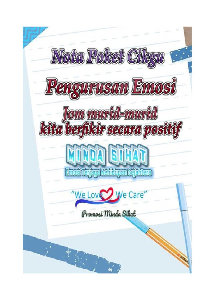 Minda Sihat, Emosi Terjaga, Kehidupan Sejahtera | PDF Minda Sihat, Emosi Terjaga, Kehidupan Sejahtera | PDF