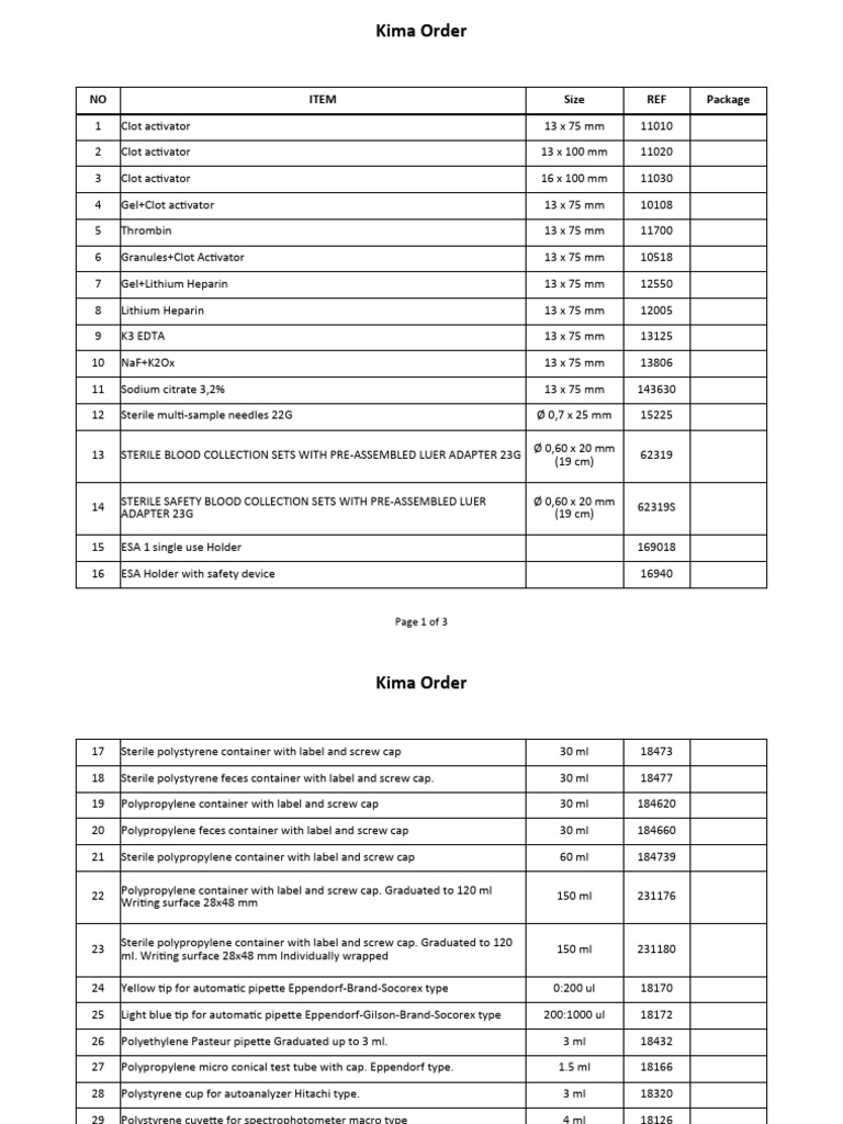 Kima | PDF | Laboratory Equipment