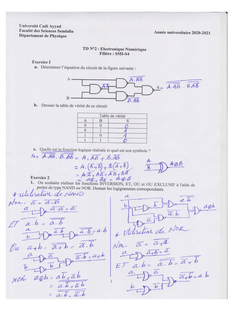 TD2 CORRIGE Num | PDF