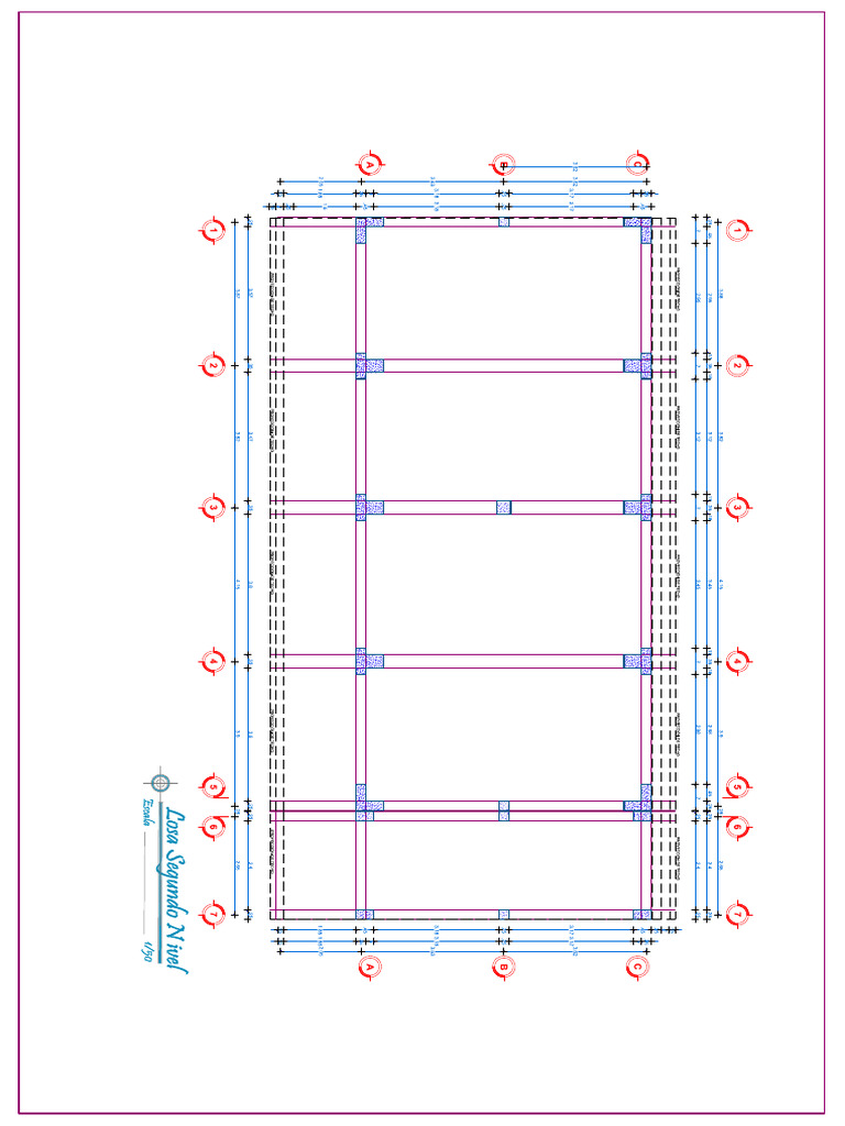 Plano Losas Estructural v.01 Losa Techo 02 | PDF