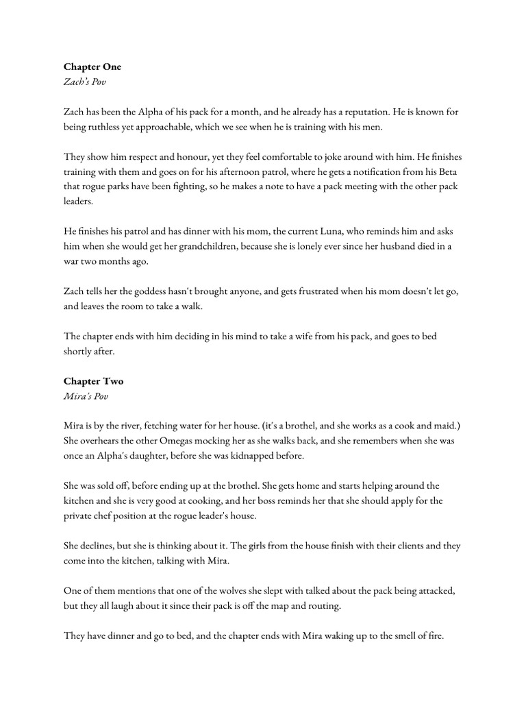 Werewolf Outline | PDF