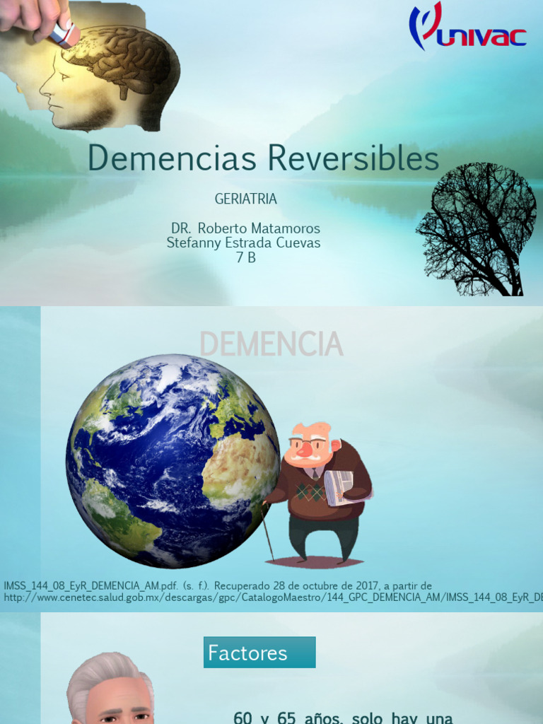 Demencias Reversibles | PDF | Demencia | Epidemiología