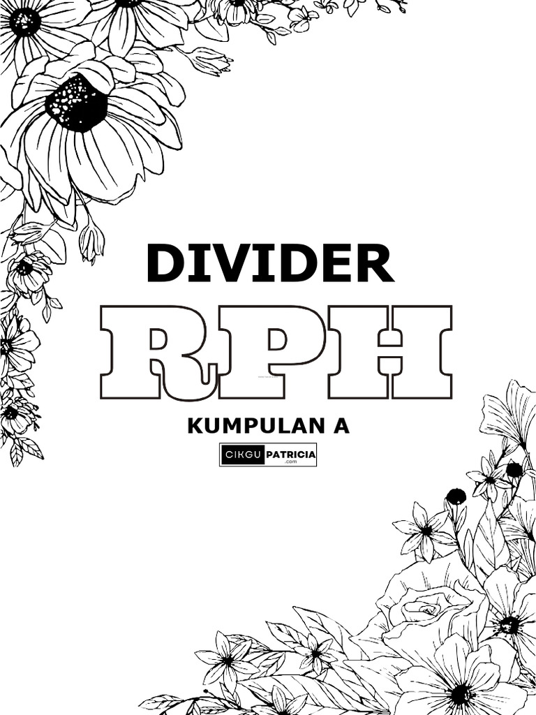 Divider RPH Kumpulan A | PDF | Perjalanan | Gaya Hidup