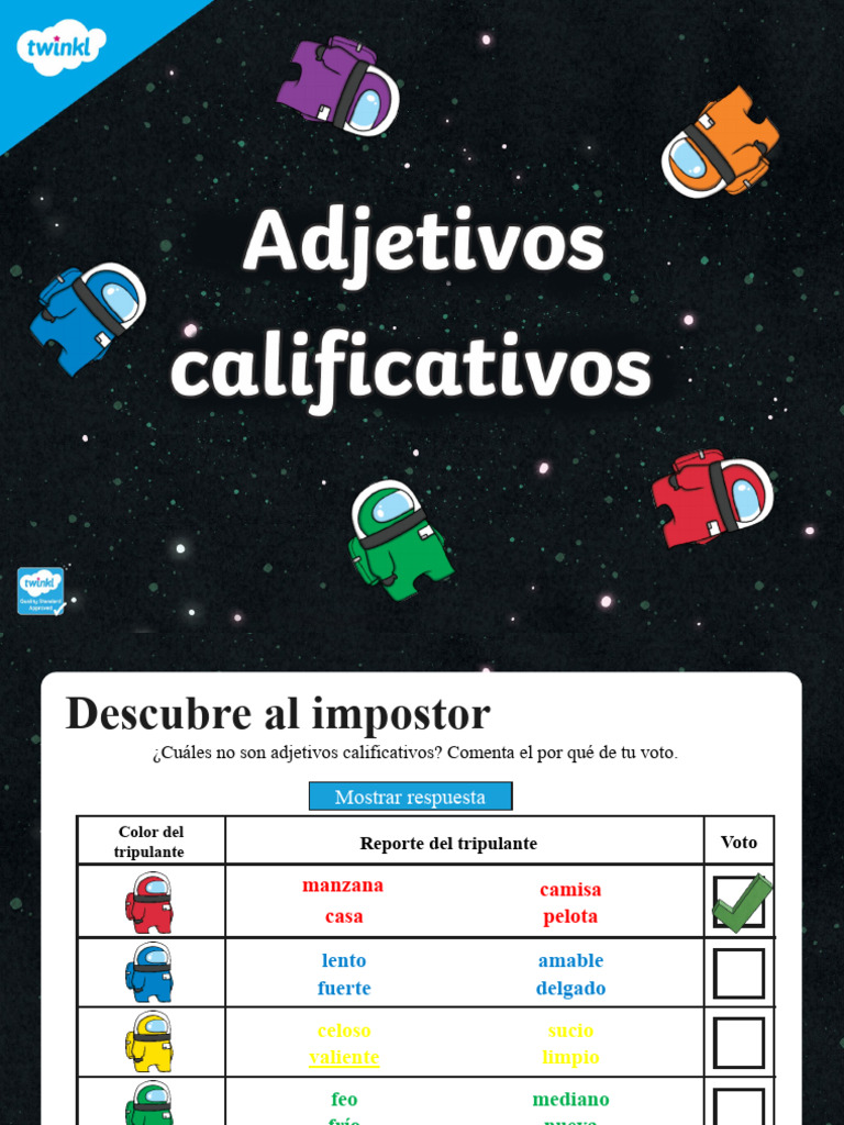 Adjetivos | PDF | Adjetivo | Color